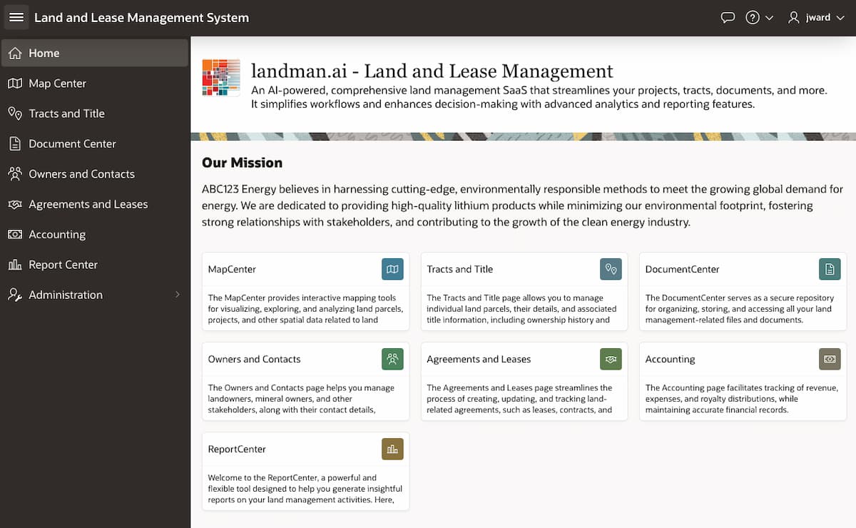 Landman.ai - AI-Powered Land Title Intelligence for Oil, Gas & Renewables